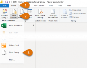 Remove spaces in Power Query (the easy way) - BI Off The Grid