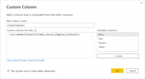 List.NonNullCount in Power Query: 10 examples - BI Off The Grid
