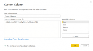 List.Count in Power Query: 10 examples - BI Off The Grid